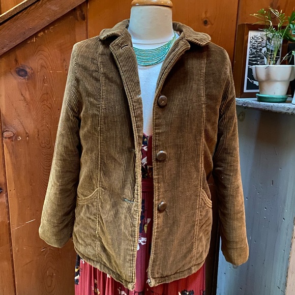Vintage | Jackets & Coats | Vintage Corduroy Jacket With Quilted ...